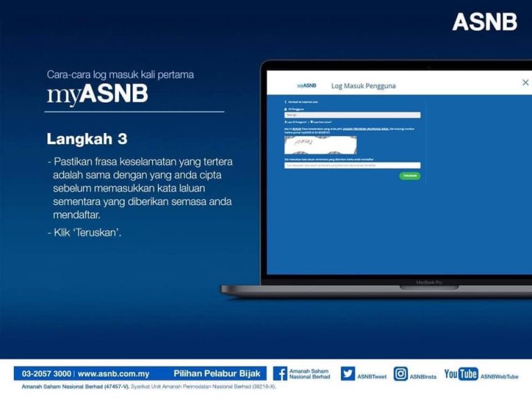 MyASNB: Panduan Pendaftaran, Pengeluaran ASB Online, Semakan Baki & Dividen » EduBestari