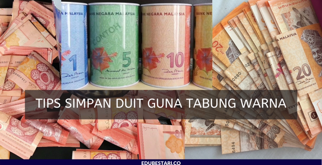Tips Simpan Duit Guna Tabung Warna - Edu Bestari
