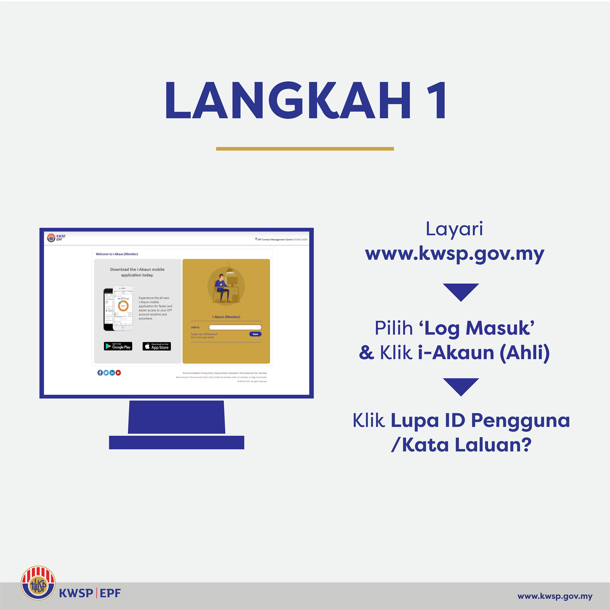 Terlupa ID Dan Kata Laluan I-Akaun KWSP? Ini Panduan Untuk Dapatkan Semula » EduBestari