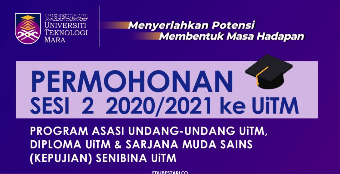 Permohonan Kemasukan Ke UiTM Sesi 2020/2021 Terbuka Kepada Lepasan SPM ...