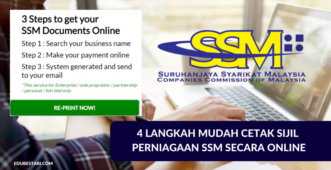 Sijil SSM Hilang? Ini 4 Langkah Mudah Cetak Sijil Perniagaan SSM Secara ...