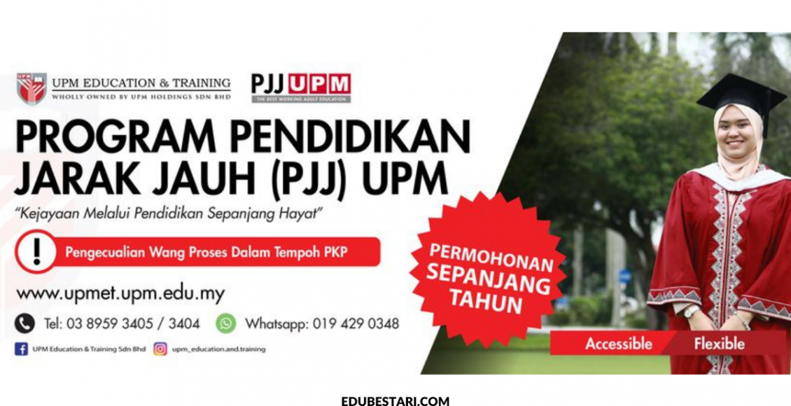 Permohonan Program Pendidikan Jarak Jauh UPM Kemasukan Februari & September 2021 - Edu Bestari
