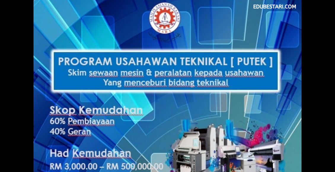 PUTEK MARA: Permohonan Pembiayaan Sehingga RM500,000 Buat Usahawan ...
