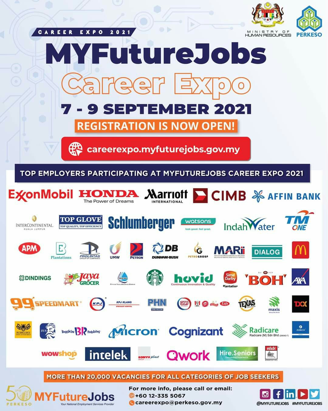 Lebih 20,000 Jawatan Kosong Di MYFutureJobs Career Expo Terbuka Buat Semua Pencari Kerja. Ini ...