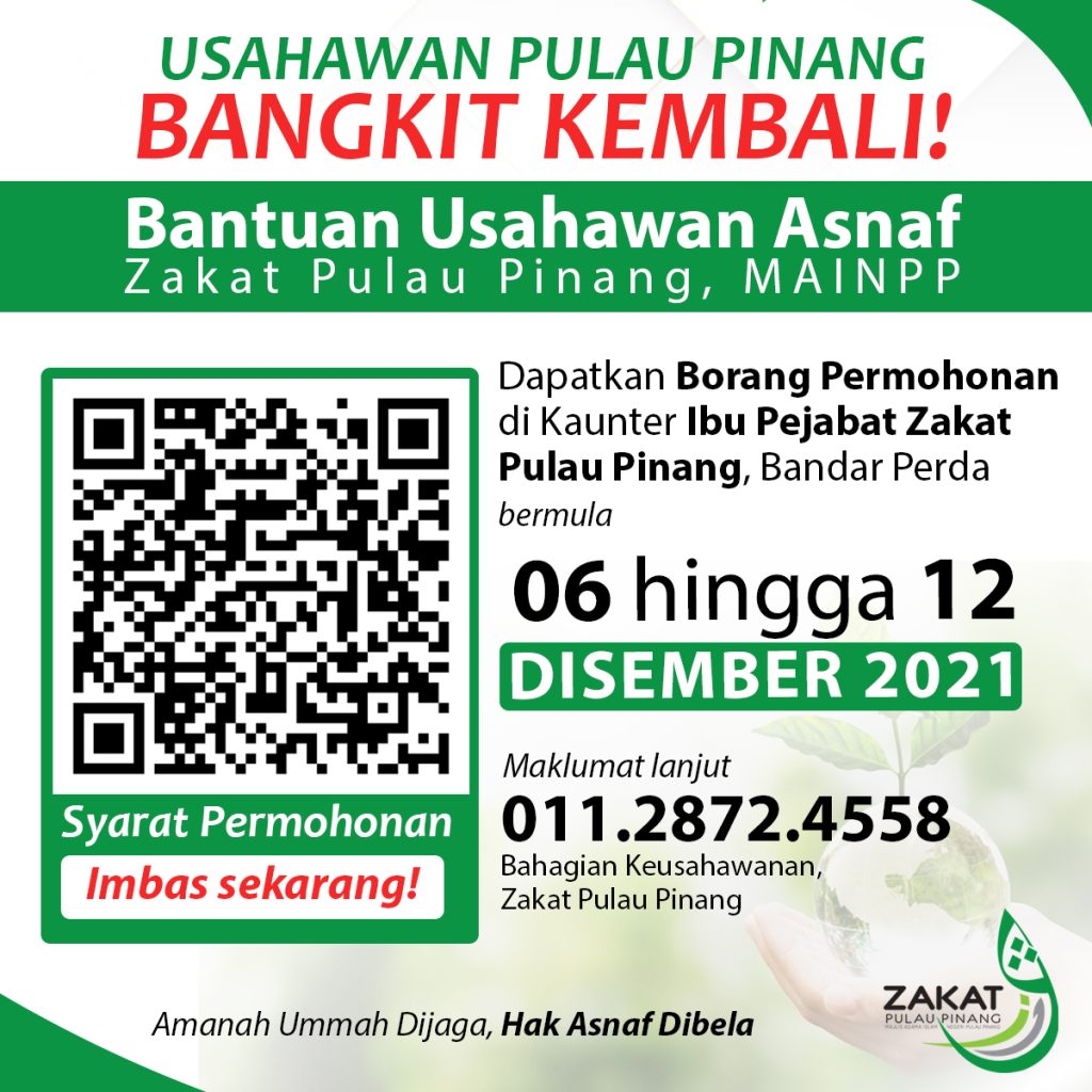 Tawaran Bantuan Zakat MAINPP Untuk Usahawan Terjejas Akibat Covid-19 ...