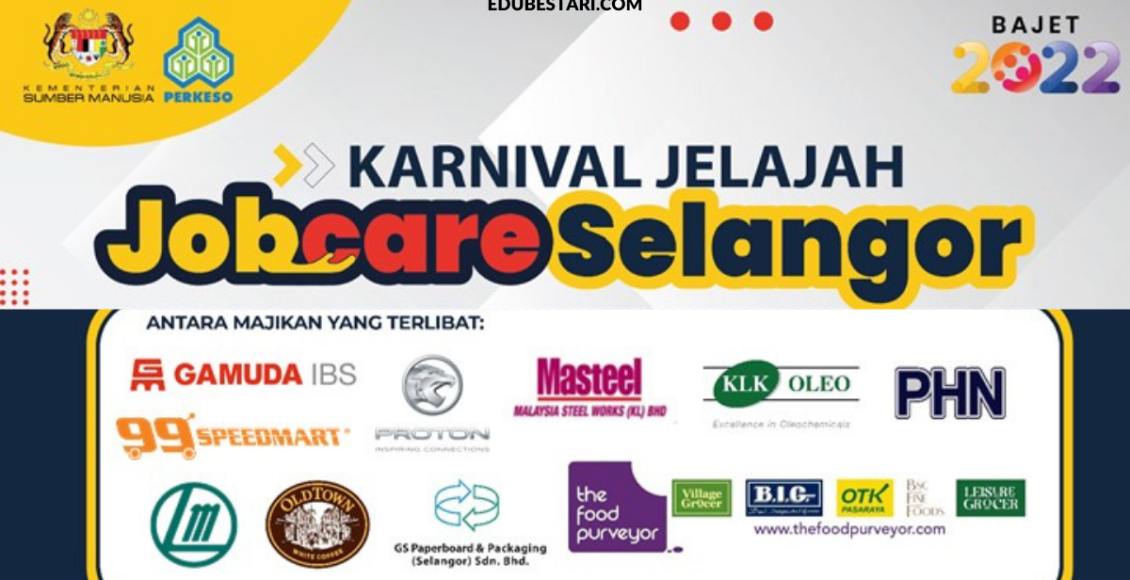 Daftar Karnival Jelajah Jobcare Selangor: Sertai Temuduga Pelbagai Jawatan & Terima Elaun ...