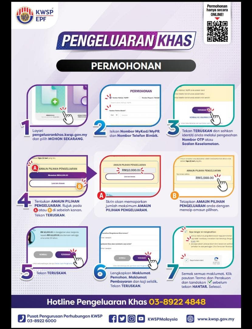 Panduan Permohonan Pengeluaran Khas KWSP Sehingga RM10,000 Langkah Demi ... Panduan Permohonan Pengeluaran Khas KWSP Sehingga RM10,000 Langkah Demi ...
