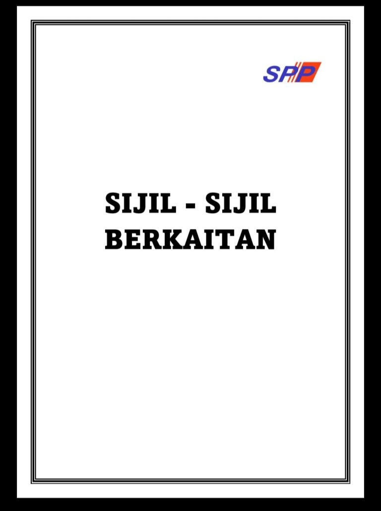 Senarai Semak Dokumen & Contoh "Partition" Untuk Letak Dalam Fail ...