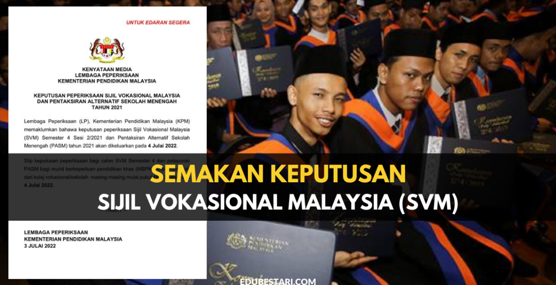 Semakan Keputusan Sijil Vokasional Malaysia (SVM) Semester 4 Sesi 2/ ...