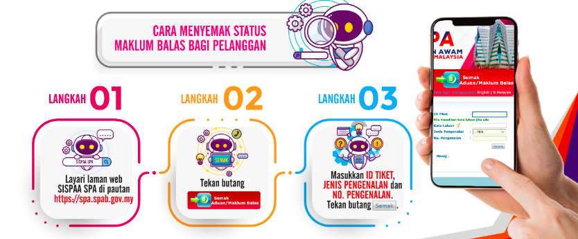 5 Langkah Membuat Aduan/ Pertanyaan Berkenaan SPA Melalui SISPAA ...