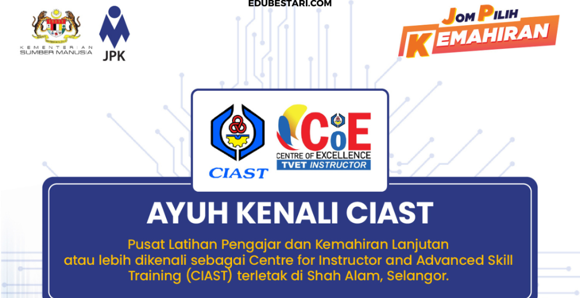 Apa Itu CIAST? Pemegang Sijil Kemahiran Malaysia (SKM), Sila Ambil Tahu Jika Nak Jadi Pengajar ...