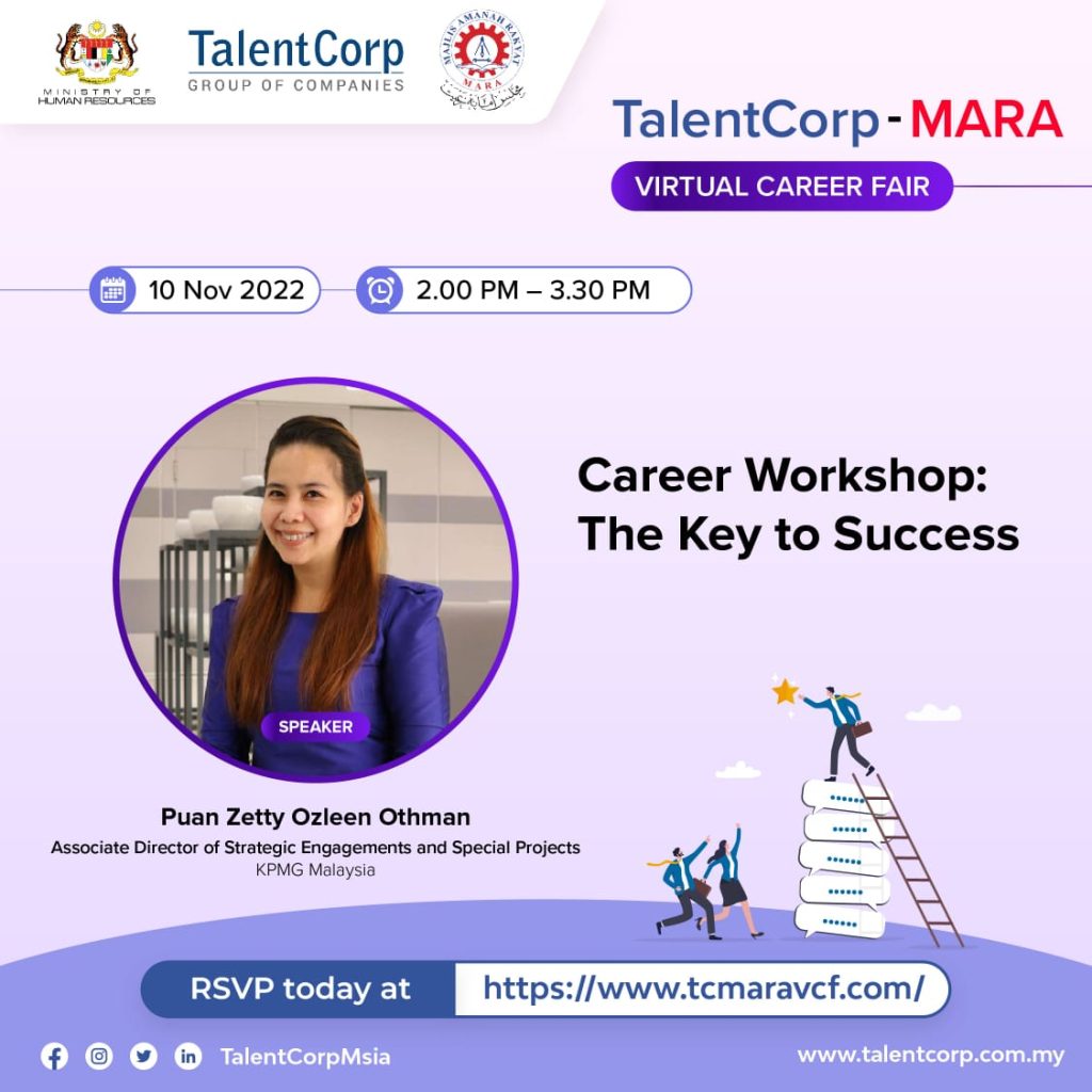 500 Peluang Pekerjaan Di TalentCorp-MARA Virtual Career Fair Terbuka ...