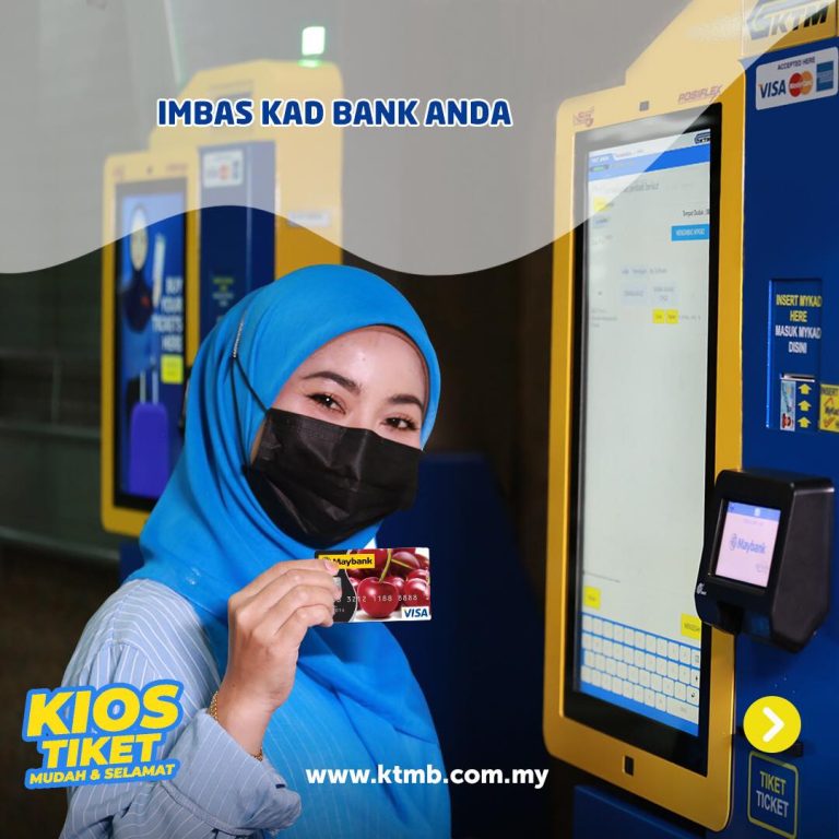 Panduan Pembelian Tiket KTM Tanpa Tunai Melalui Mesin Kios Tiket » EduBestari
