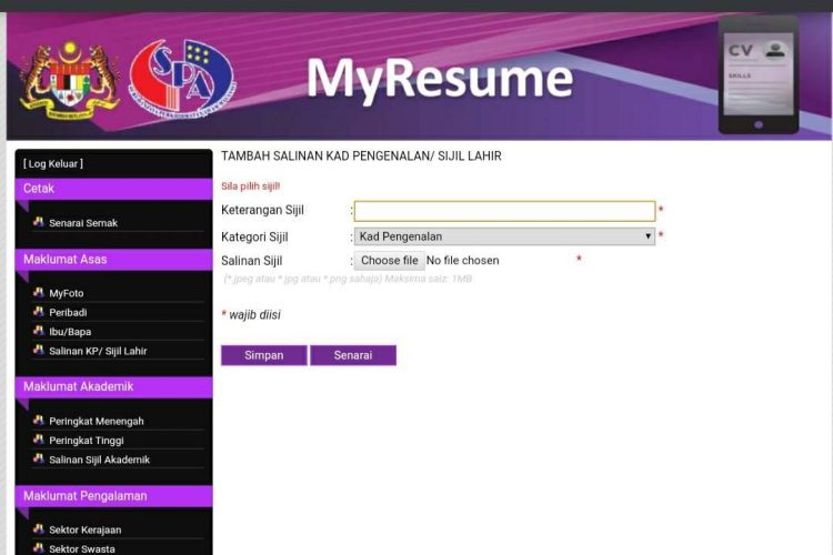 Resume Mana Patut Dibawa Semasa Temuduga SPA? Ini Jawapan Paling ...