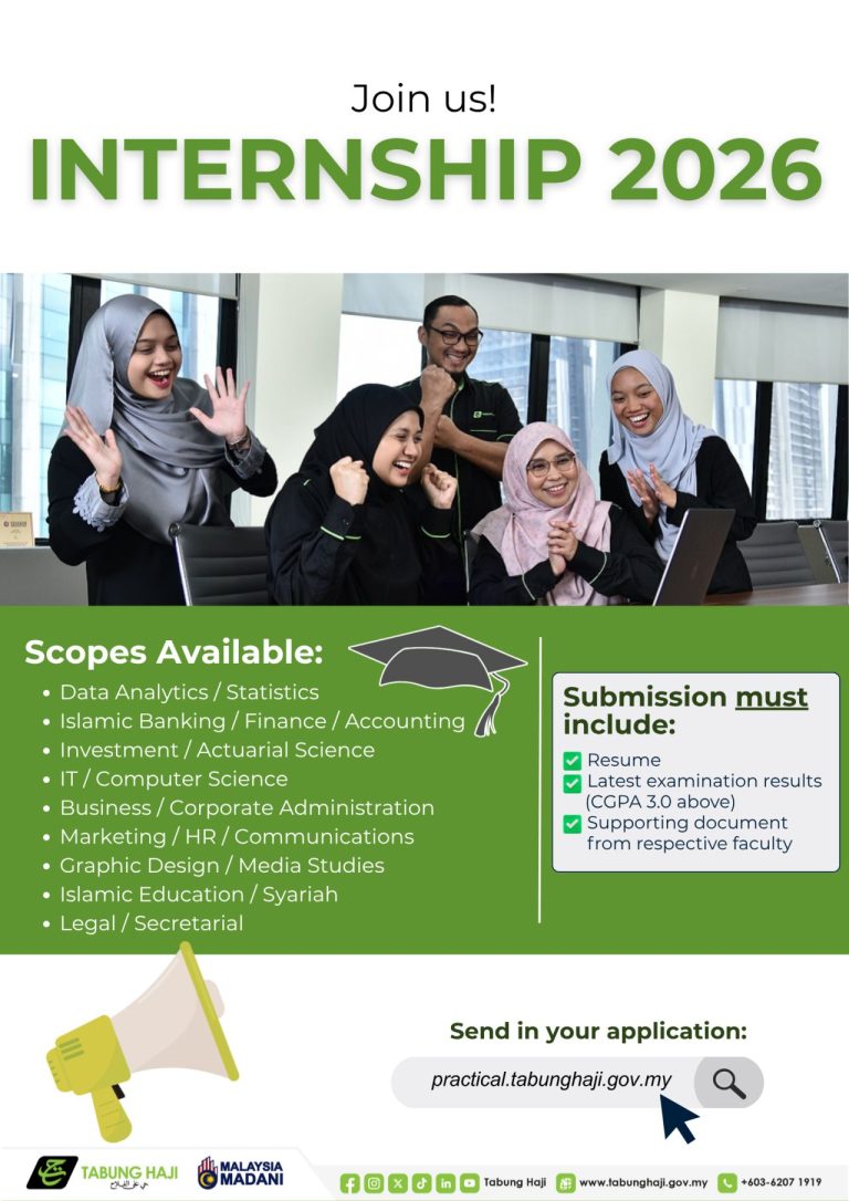Permohonan Internship Tabung Haji 2026 Dibuka: Peluang Emas Untuk ...